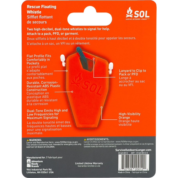 Rescue Floating Whistle (2 Pack) – Sports Basement