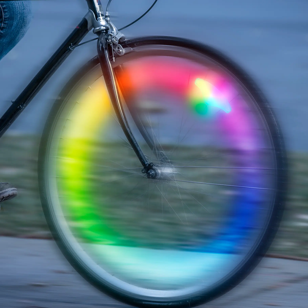 SpokeLit Rechargeable Disco-Select Wheel Light – Sports Basement